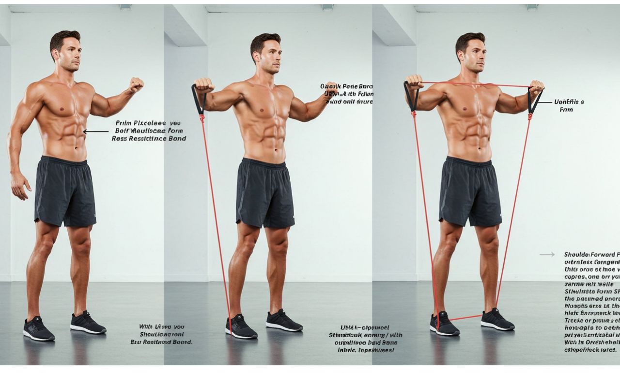 Shoulder Forward Flexion with Resistance Band